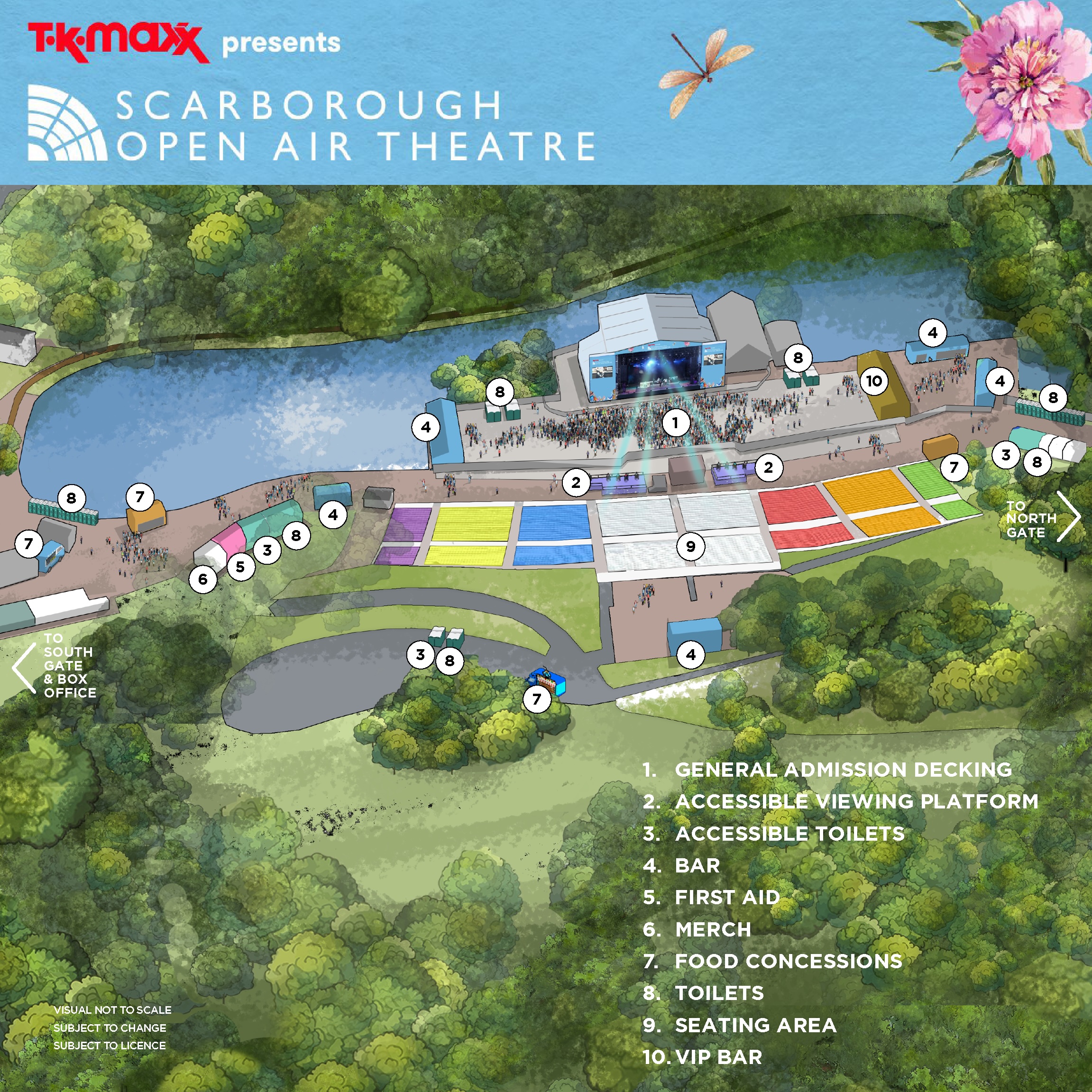 Accessibility TK Maxx Presents Scarborough Open Air Theatre Cuffe
